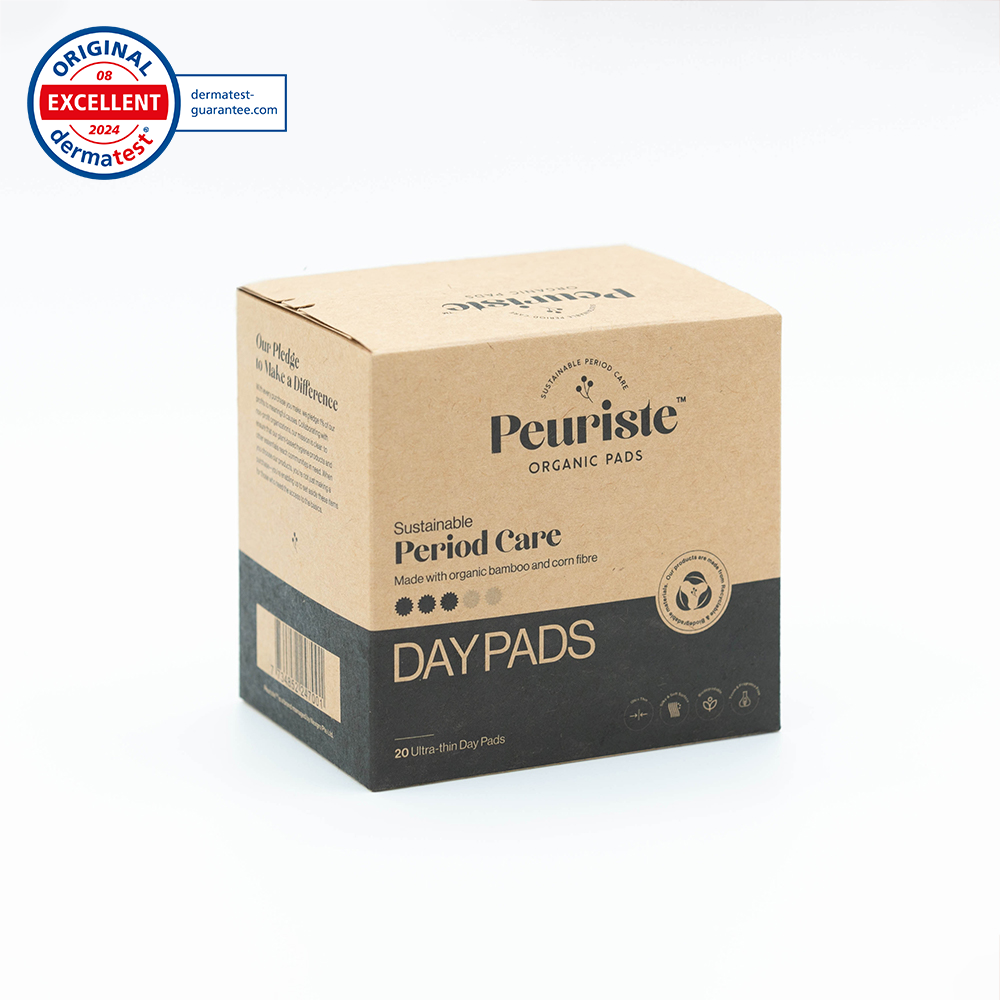 Breathable Organic Bamboo Day Pads In SG | Sanitary Pads with Wings ...
