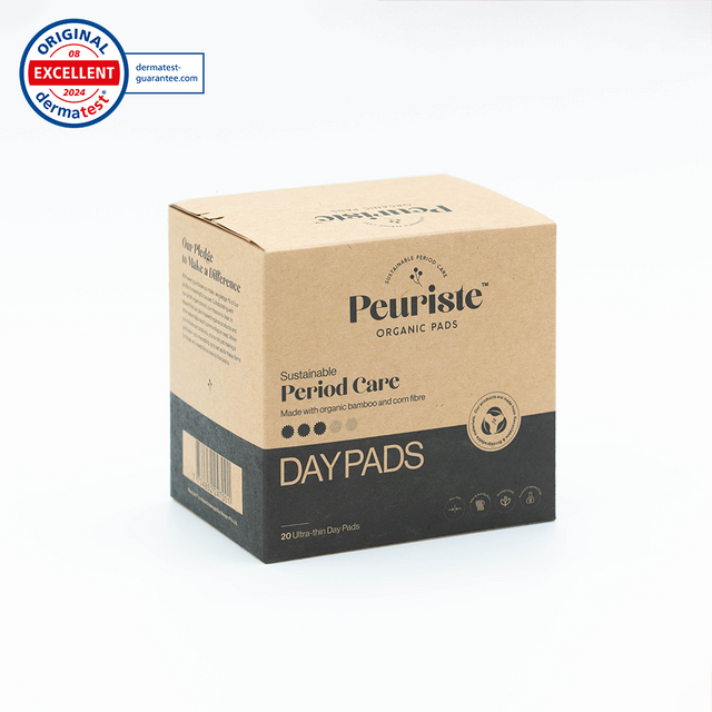 Breathable Organic Bamboo Day Pads In SG | Sanitary Pads with Wings ...